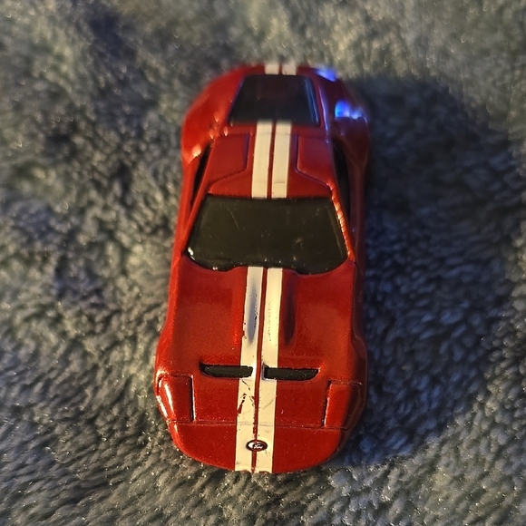 Mattel | Toys | Red Toy Car With White Stripes | Poshmark